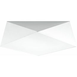 Licht-Erlebnisse - Deckenleuchte Weiß E27 Modern Deckenlampe - Weiß