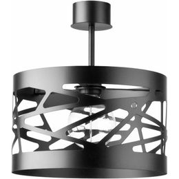 Licht-Erlebnisse Schwarze Deckenlampe Modern aus Metall Ferva