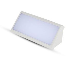 VT-8054 12W rechteckige LED-Wandleuchte eckig weiße Farbe Outdoor IP65 Wandleuchte natürliches weißes Licht 4000k sku 6814 - Weiß - V-TAC