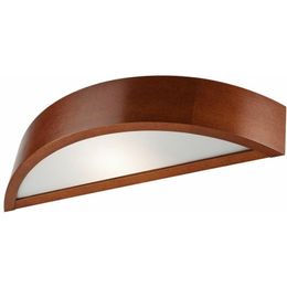 Licht-Erlebnisse Wandleuchte E27 Natur Holz Modern Wandlampe - Holz rustikal