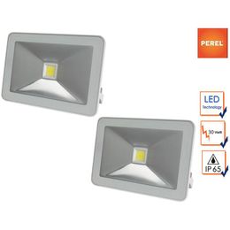 meineWunschleuchte - 30 Watt led Strahler 2er set, 4000 Kelvin Neutralweiß, IP65, 15x21cm