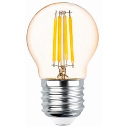 Forever Light - E27 4W led Filament Lampe Vintage Glühbirne 400 lm Warmweiß 2200K G45 Gold 6x Stück