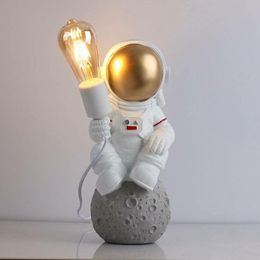 Astronauten-Tischlampe 'Neil'. Farbe Weiß - Weiß