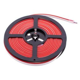 Flexible LED-Leuchte 65W 24V/DC 4x10mm 13W/m IP67 - 5 Meter - verschiedene Farben Lichtfarbe Rot - Rot