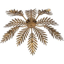 Qazqa Vintage Deckenleuchte 5-flammig Gold - Botanica - Gold/Messing