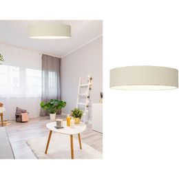 Smartwares® Smartwares - Runde Deckenleuchte mit led & Lampenschirm aus Rattan ø 40cm