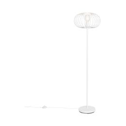 Qazqa Design-Stehlampe weiß - Johanna - Weiß
