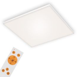 Cct led Panel Briloner leuchten frameless, 38 w, 3800 lm, IP20, weiß, Kunststoff-Metall, Dimmbar, mit Fernbedienung, cct, 59,5 x 59,5 x 7 cm