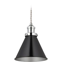Hängelampe Industrial, HxD: 130 x 18,5 cm, Metall Pendelleuchte, E27-Fassung, Esszimmer Lampe, schwarz/silber - Relaxdays