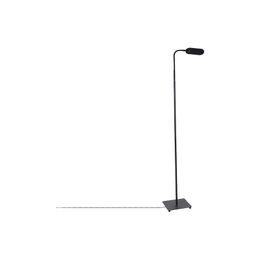 Qazqa Moderne Stehlampe schwarz inkl. led 4-stufig dimmbar - Botot - Schwarz