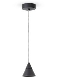 Paco Home - Pendelleuchte Esstisch Hängelampe Esstischlampe Beton Retro Vintage Lampe Schwarz, Typ 1