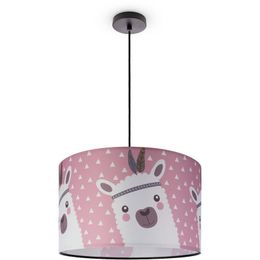 Paco Home - Deckenlampe Kinderzimmer Pendelleuchte Babyzimmer Feuerwehr Straße Polizei E27 Pendelleuchte - Schwarz, Design 9 (Ø45,5 cm)