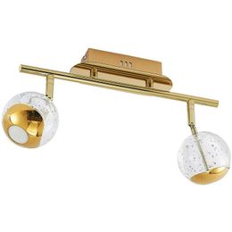 LUCANDE - Kilio LED-Deckenstrahler, 2-flammig, gold - gold, klar