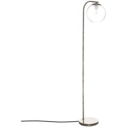 Atmosphera - Stehlampe mit rundem Lampenschirm night gold, 153 cm