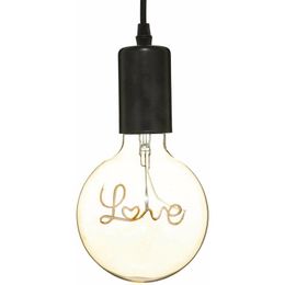 Atmosphera Deko Glühbirne LOVE, LED, G125