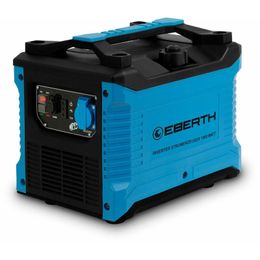 EBERTH - 1000 Watt Inverter Stromerzeuger, Notstromaggregat mit 2 ps Benzinmotor, 4-Takt, Stromgenerator mit 1x 230V und 2x usb Anschluss, Inverter