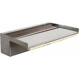 Heissner - berlaufkante mit led Licht, Edelstahl 30cm W483-00 von