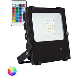 LEDKIA LED-Flutlichtstrahler 30W 135 lm/W IP65 HE PRO RGB Dimmbar RGBRGB