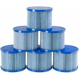 Arebos - 6x Antimikrobielle Ersatz Filterkartuschen für Spa Whirlpools