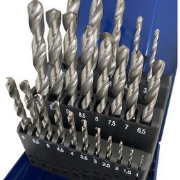 Eci Tools - hss Spiral Bohrer Set Metall 24 tlg. geschliffen din 338N r Spiralbohrer Box Kassettte