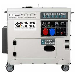 KÖNNER & SÖHNEN Ks 9200HDES-1/3 atsr Diesel Stromgenerator Stromerzeuger Notstromerzeuger 7.5kW