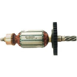 TRADESHOP Anker / Rotor / Motor Ersatzteil / Läufer / Kollektor / Polpaket mit Lüfter ersetzt 516288-7 für Makita Stemmhammer Abbruchhammer wie HM1100C HM1130C