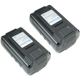 TRADESHOP Trade-shop - 2x Premium Li-Ion Akku 36V / 4000mAh / 144Wh für Al-Ko 113330 113331 113332 113365 113574 113591 113610