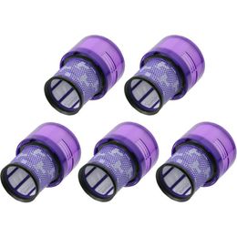 TRADESHOP 5x HEPA-Filter für Dyson V11 Cyclone Serie wie V11 Absolute, Animal, Fluffy, Total Clean, Pro, Absolute Extra Staubsauger / ersetzt 970013-02