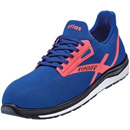 Atlas - Sicherheitsschuhe runner 45 esd S1P blau Neon Blue Arbeitsschuhe, Größe: 43