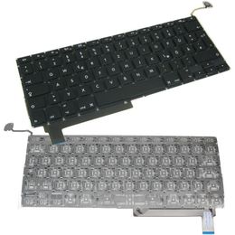 TRADESHOP Premium Laptop-Tastatur Notebook Keyboard Ersatz Deutsch qwertz für Apple Macbook Pro 15 38,1cm MD318 MD322 MD103 (Hintergrundbeleuchtung)