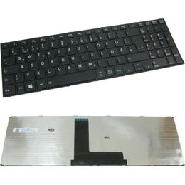 TRADESHOP Original Laptop-Tastatur mit Rahmen Notebook Keyboard Ersatz Deutsch qwertz für Toshiba Satellite C55D-B Serie C55D-B5212 C55T-B Serie C55T-B5109
