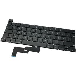 TRADESHOP Laptop Notebook Tastatur Deutsch qwertz Schwarz ohne Rahmen kompatibel mit Apple MacBook Pro Retina M1 13 A2338 EMC3578 (2020) - Trade-shop