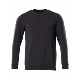 Sweatshirt crossover moderne Passform, Herren 20484 Gr. m schwarzblau - schwarzblau - Mascot