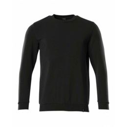 Sweatshirt crossover moderne Passform, Herren 20284 Gr. m schwarz - schwarz - Mascot