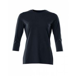 T-Shirt mit ¾ Arm ProWash crossover Damen 20191 Gr. l schwarzblau - schwarzblau - Mascot