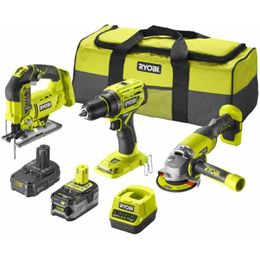 Ryobi Akku-Kombo-Set RCK183A-242S 18V 3-teilig