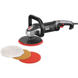 Skil - Poliermaschine 1144 aa Polierer 1200 w, Poliergerät Auto, Politur, ø180 mm