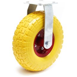 Xpotool - Bockrolle 258 x 78 mm mit Metallfelgen pannensicher gelb belastbar bis 150kg