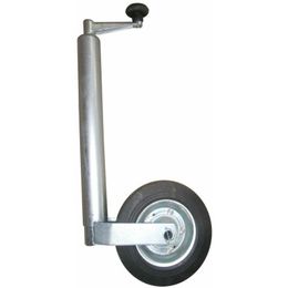 Stützrad für Anhänger ø 4,8cm mit Kurbel Universal Wohnwagen Bugrad - TrendLine