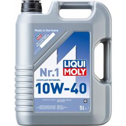 Liqui Moly - Motoröl Nr.1 Leichtlauf 10W-40 5l Ganzjahresöl hoher Verschleißschutz