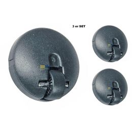 daniplus - 3x Laufrolle Lenkrolle Rollen für Bosch Siemens Staubsauger Bodenstaubsauger 027606