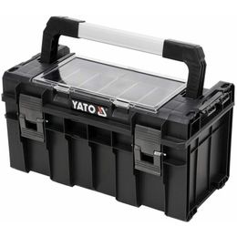 Yato Werkzeugkiste Werkzeug-Box Werkzeugkoffer 450x260x240 mm Leer Transport-Koffer Werkzeugkasten Trageeinsatz