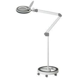 Led Lupenleuchte 851X, inkl. Rollstativ, 5 Dioptrien, grau - Lumeno