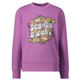 Scotch & Soda SCOTCH & SODA Kinder Lila Sweatshirt f&uuml;r M&auml;dchen