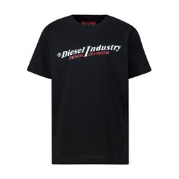Diesel Kinder Schwarz T-Shirt f&uuml;r Jungen