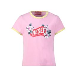Diesel Kinder Rosa T-Shirt f&uuml;r M&auml;dchen