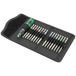 Wera Kraftform Kompakt 60 Tool Finder 05059303001 Bit-Set 17teilig Kreuzschlitz Phillips, Kreuzschlitz Pozidriv, TORX, Sechskant, Schlitz inkl.