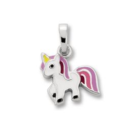 ONE ELEMENT Kettenanhänger Einhorn Anhänger aus 925 Silber, Damen Silber Schmuck Einhorn, silberfarben