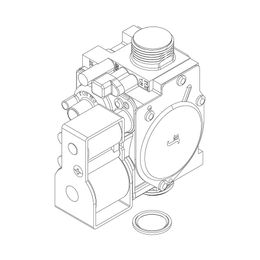 Junkers BOSCH Ersatzteil TTNR: 87186455470 Gasarmatur 87186455470