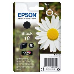 Epson Epson Daisy Singlepack Black 18 Claria Home Ink Tintenpatrone